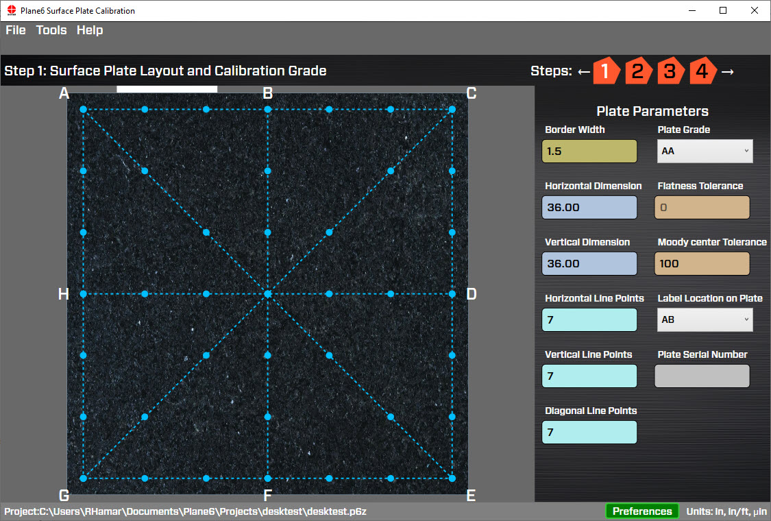 S-1409 Plane6 Surface Plate Calibration Software - HamarLaser